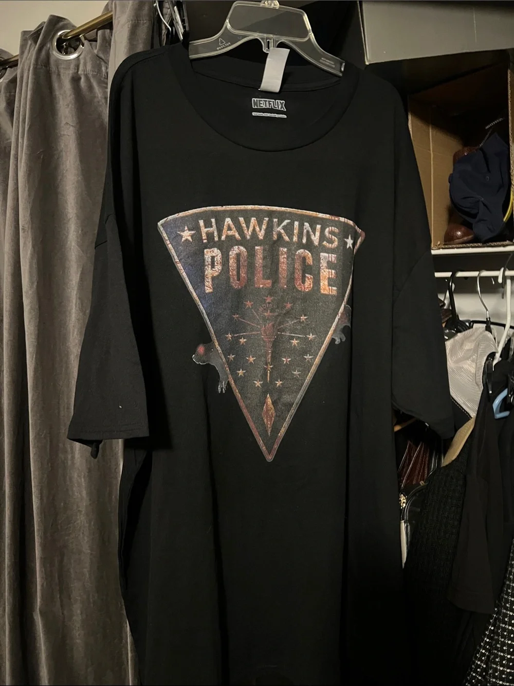 Netflix | Shirts | Stranger Things Hawkins Police Tshirt 3x Netflix ...
